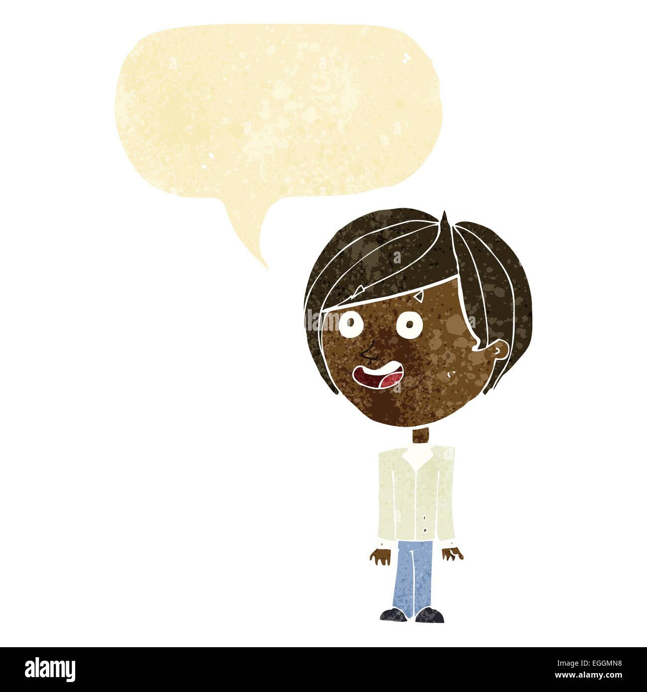 Cartoon happy surprised boy bubble hi-res stock photography and images ...