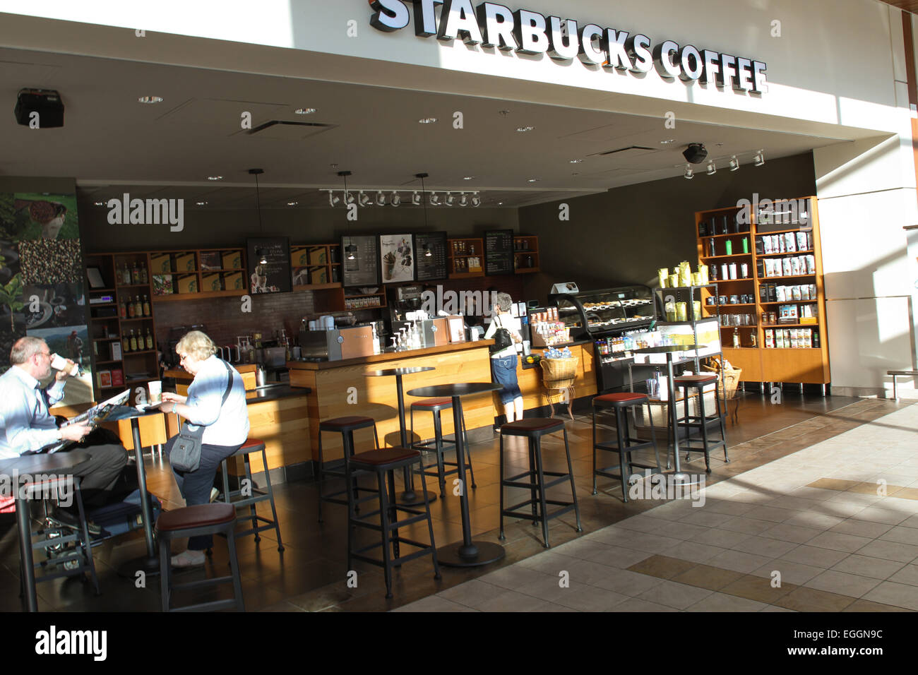 The Starbucks located in the main lobby inside the Halifax Stanfield ...