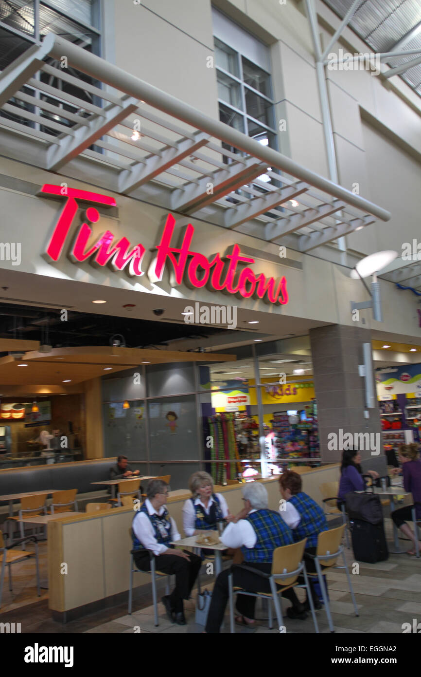 Tim Hortons in the main lobby inside the Halifax Stanfield ...