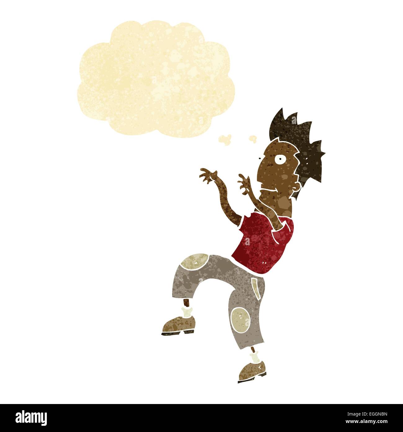 Cartoon boy doing crazy dance hi-res stock photography and images - Alamy