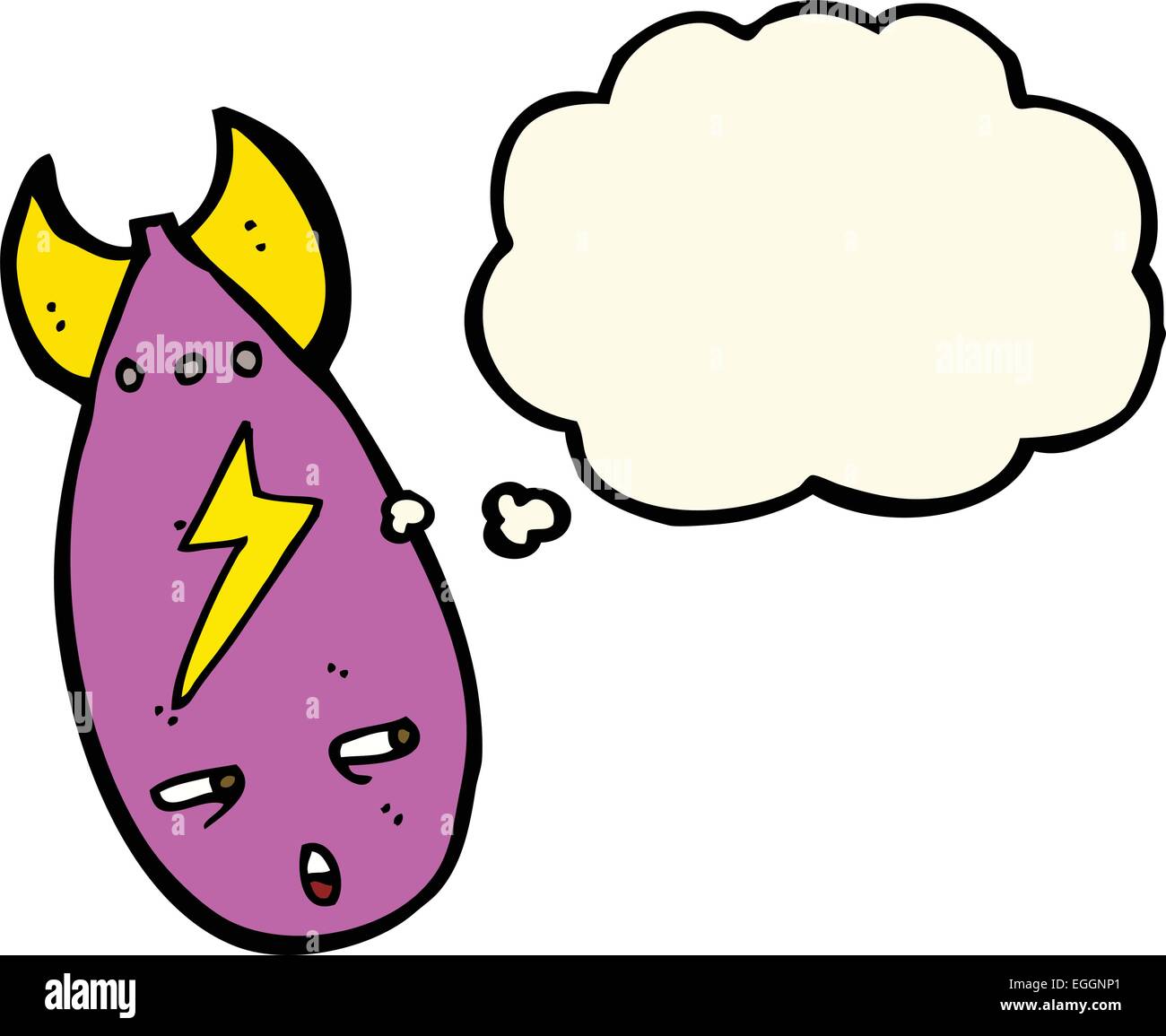 cartoon bomb with thought bubble Stock Vector Image & Art - Alamy