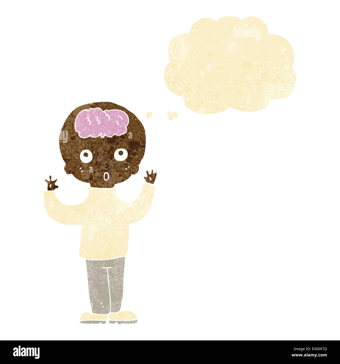 Cartoon genius thought bubble hi-res stock photography and images - Alamy