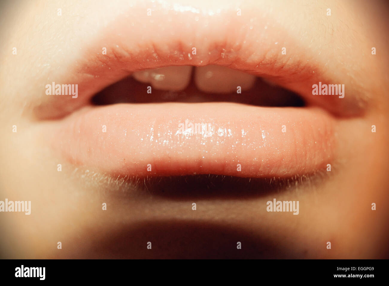 Lips intimate hi-res stock photography and images - Alamy