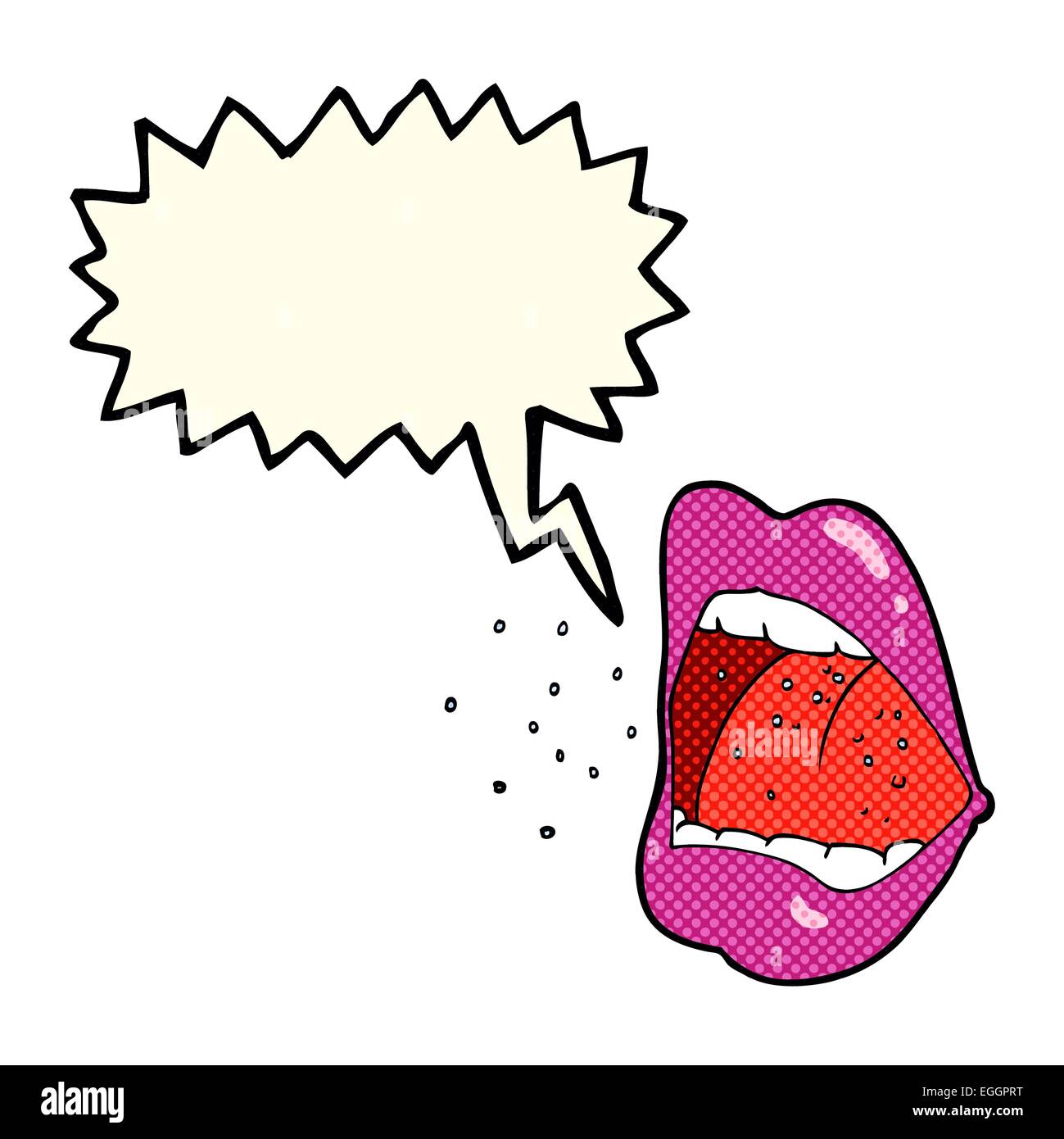 Cartoon sneezing mouth hi-res stock photography and images - Alamy