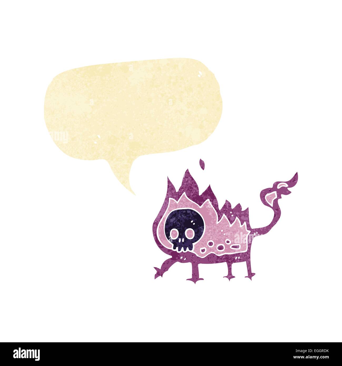 Cartoon little imp bubble Cut Out Stock Images & Pictures - Alamy