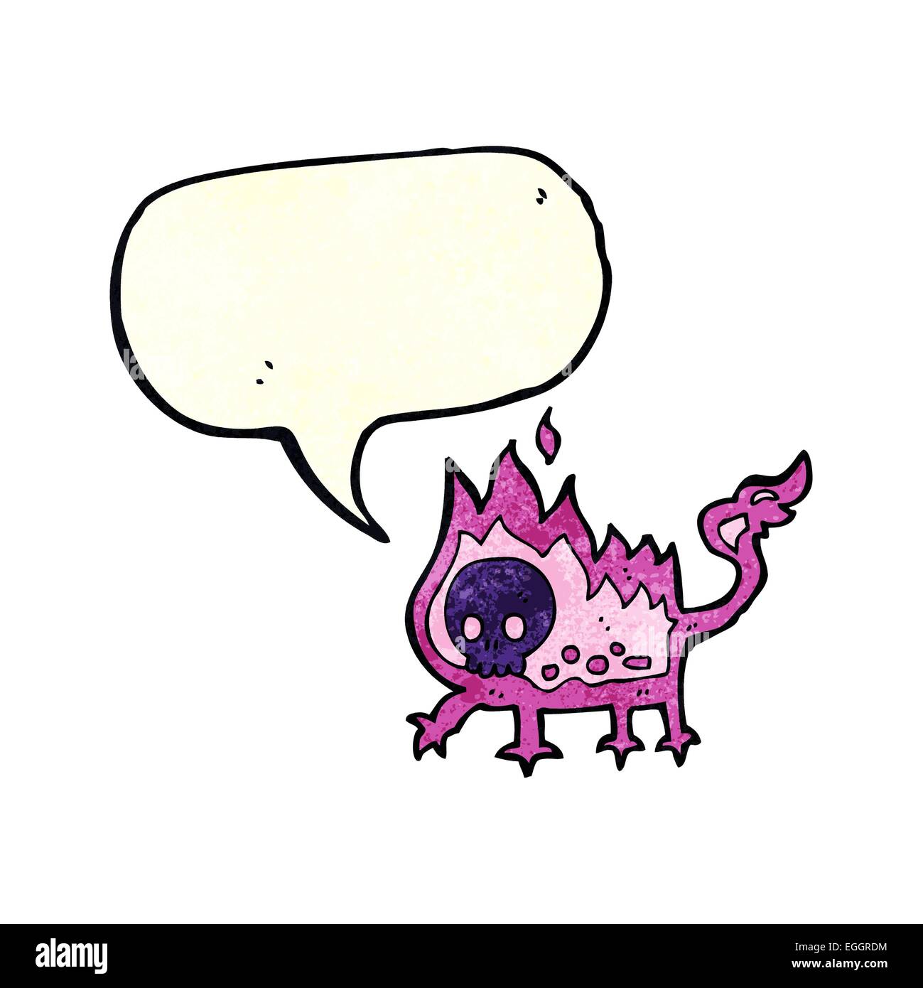 Cartoon little imp bubble Cut Out Stock Images & Pictures - Alamy