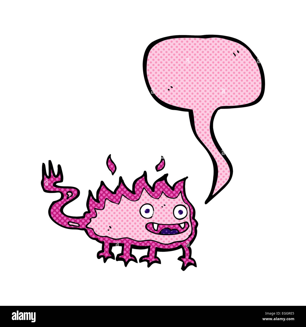 Cartoon little fire demon hi-res stock photography and images - Alamy