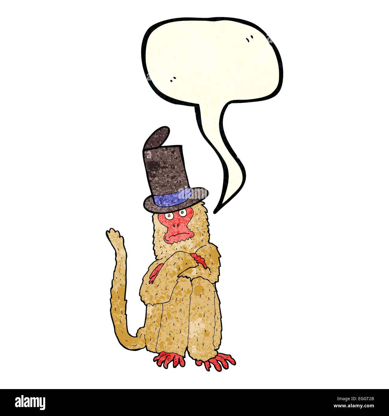 Cartoon monkey wearing hat Cut Out Stock Images & Pictures - Alamy