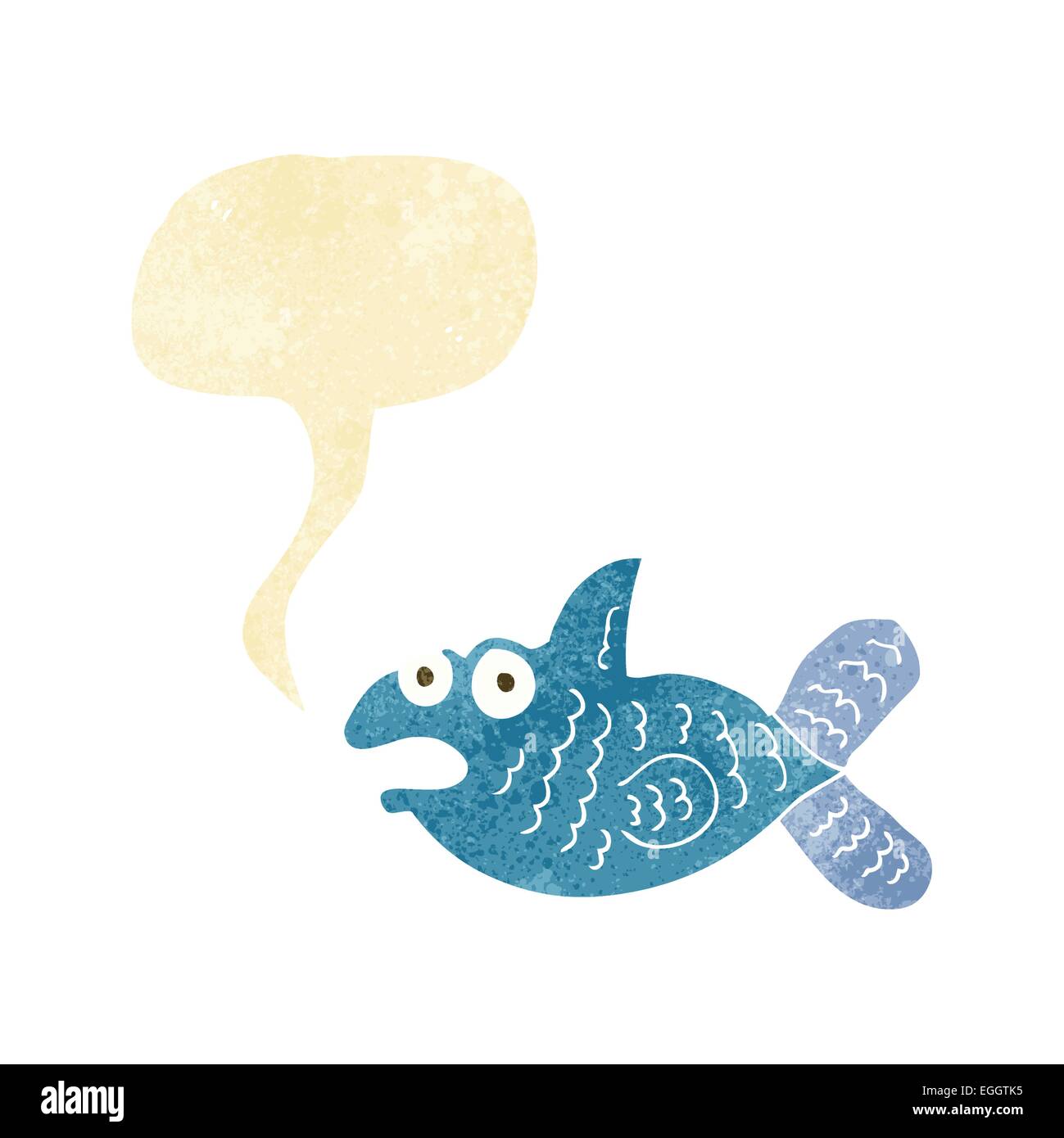 cartoon fish with speech bubble Stock Vector Image & Art - Alamy