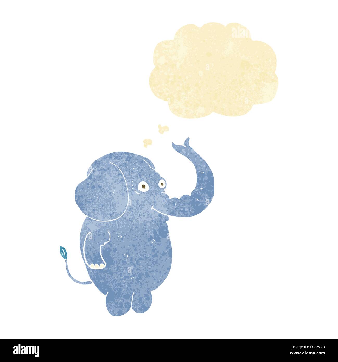 cartoon funny elephant with thought bubble Stock Vector Image & Art - Alamy