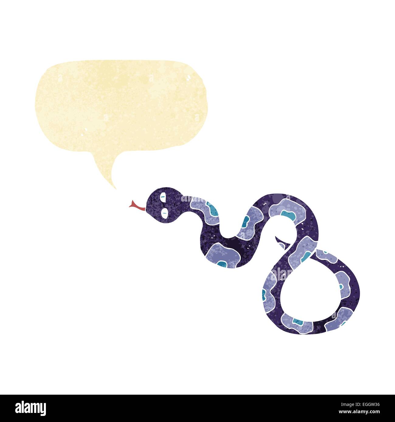 cartoon snake with speech bubble Stock Vector Image & Art - Alamy