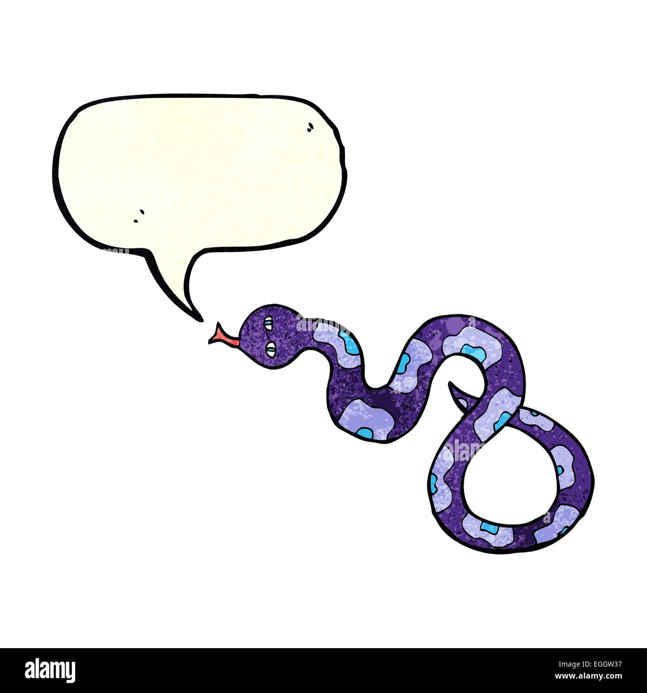 cartoon snake with speech bubble Stock Vector Image & Art - Alamy
