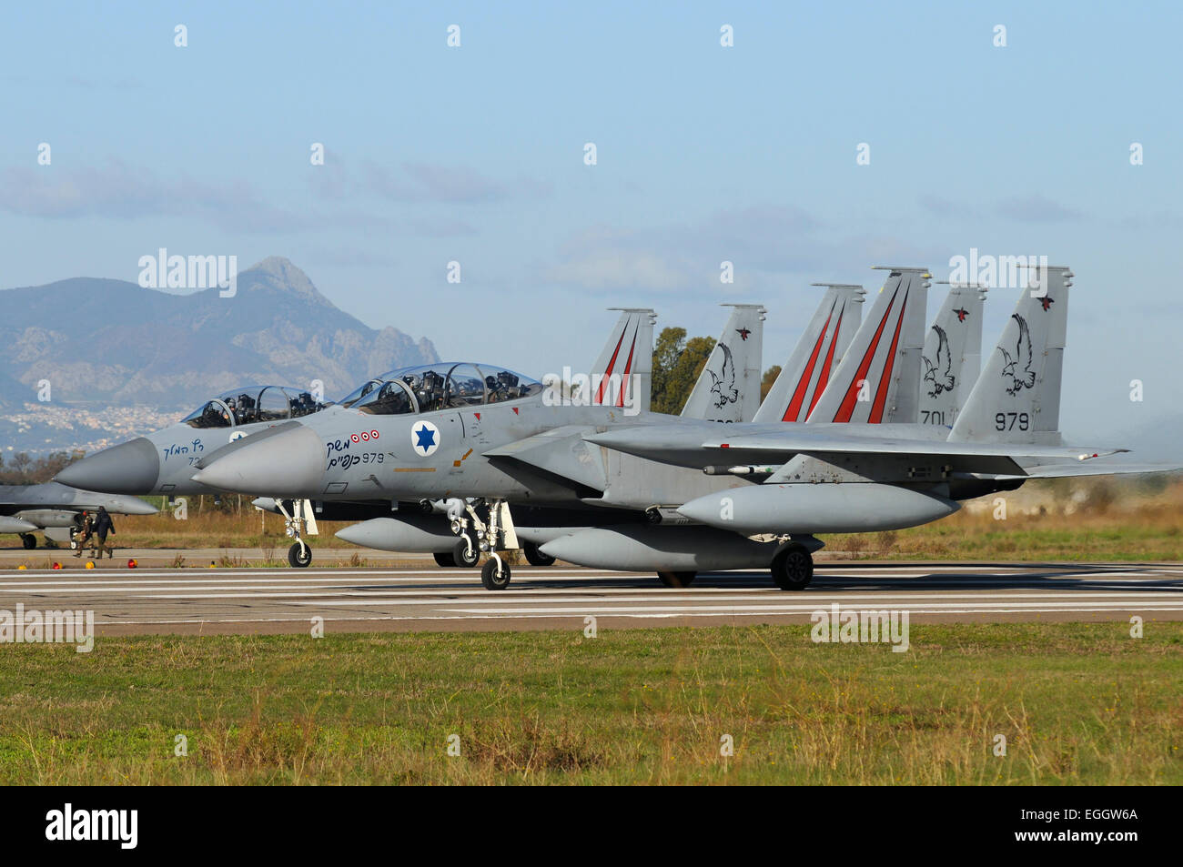 F-15D Baz from the Israeli Air Force at Decimomannu Air Base, Italy ...