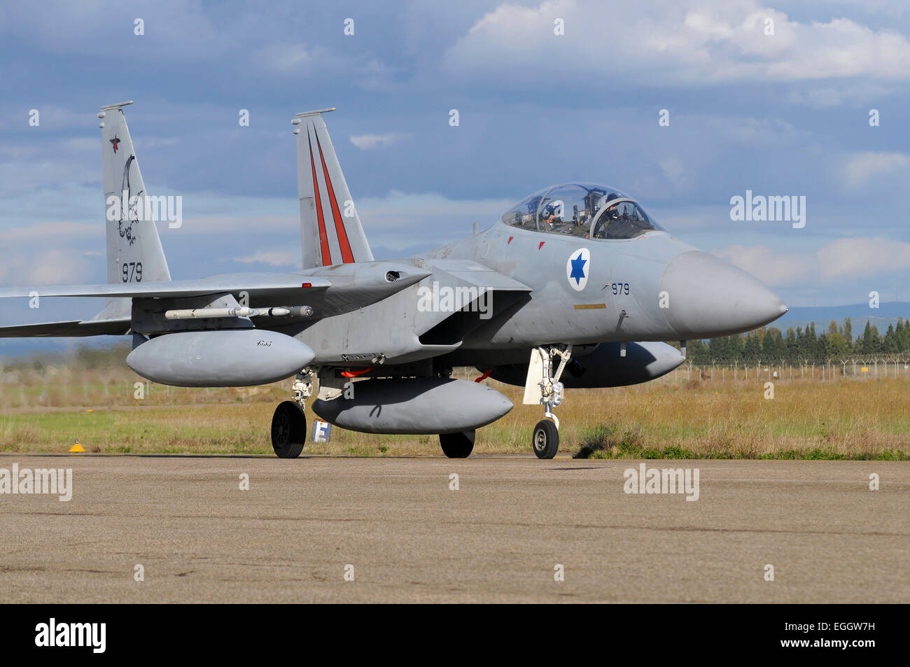F-15D Baz from the Israeli Air Force at Decimomannu Air Base, Italy ...
