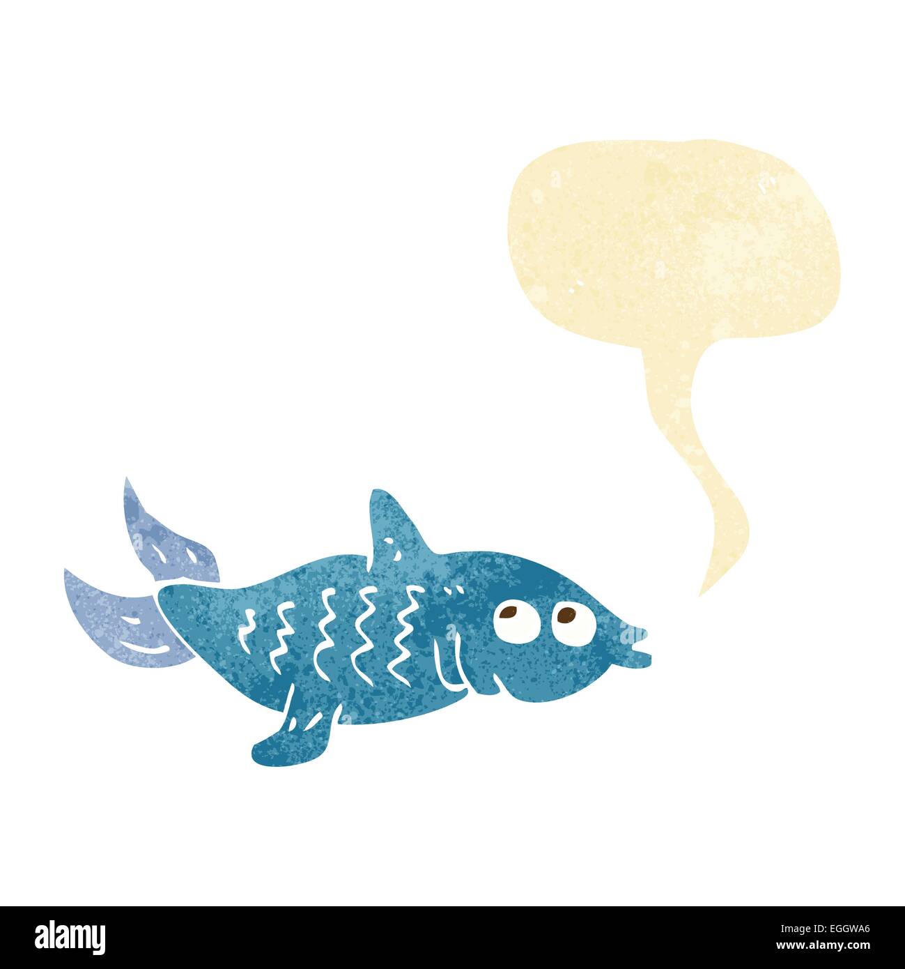cartoon fish with speech bubble Stock Vector Image & Art - Alamy