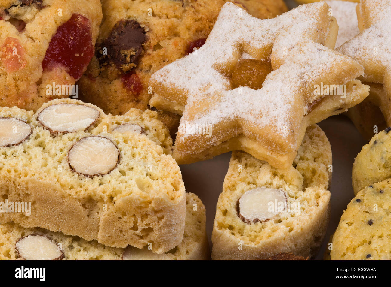 Collection of Homemade Dry Cookies Stock Photo - Alamy