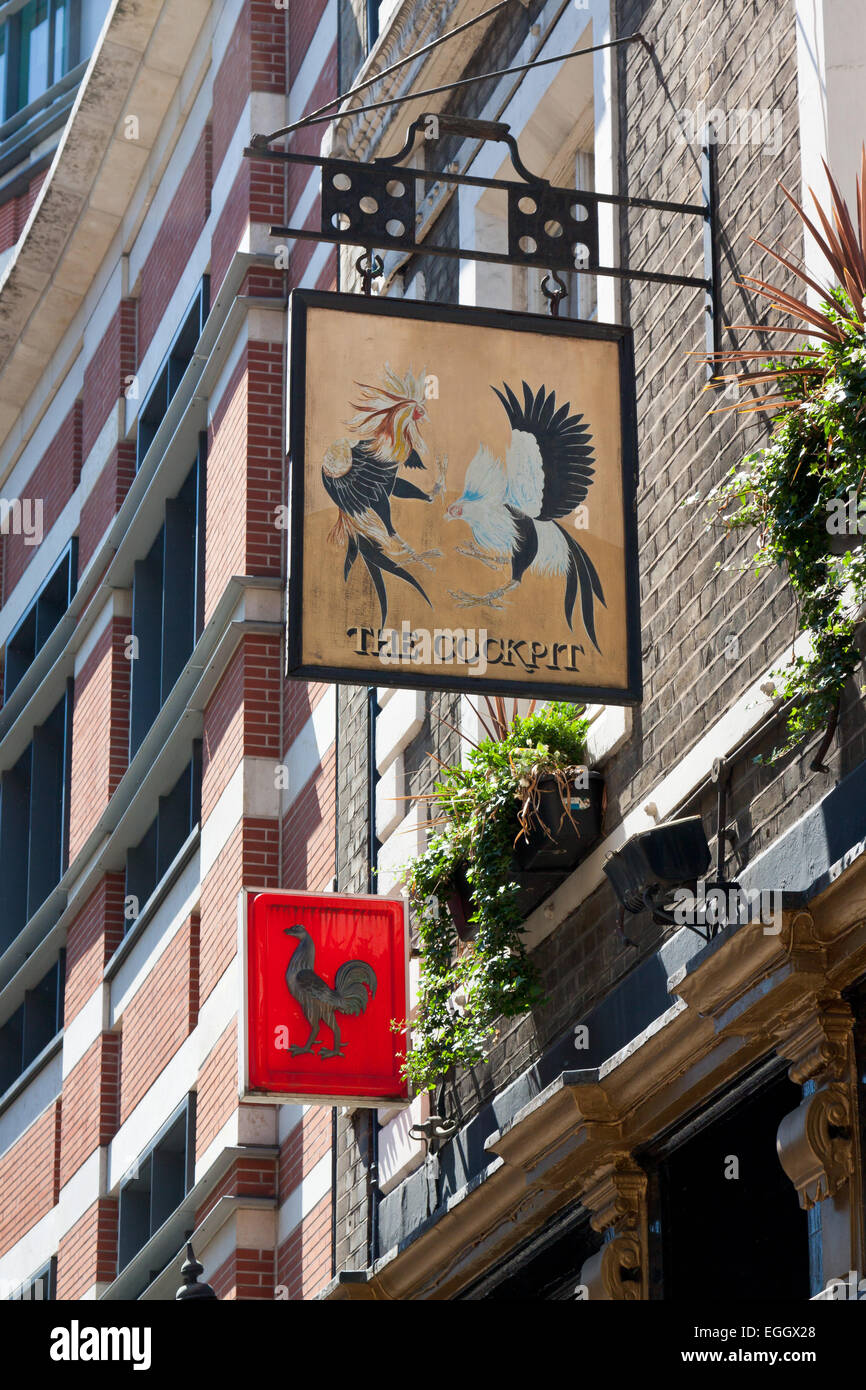 The Cockpit pub near London Blackfriars in the City of London Stock ...