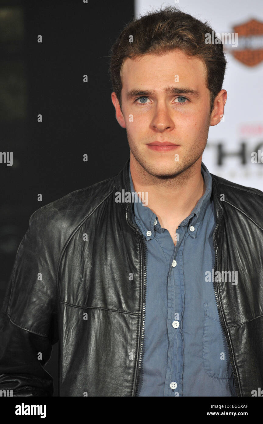 LOS ANGELES, CA - NOVEMBER 4, 2013: Iain De Caestecker at the US ...