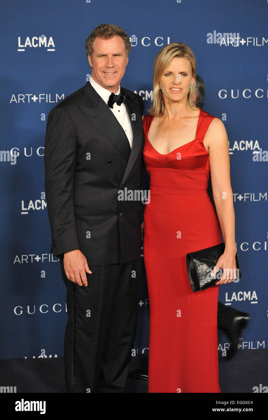 LOS ANGELES, CA - NOVEMBER 2, 2013: Will Ferrell & wife Viveca Paulin ...