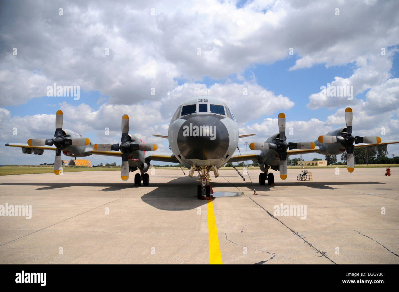P-3M Orion of the Spanish Air Force at Moron Air Base, Spain Stock ...