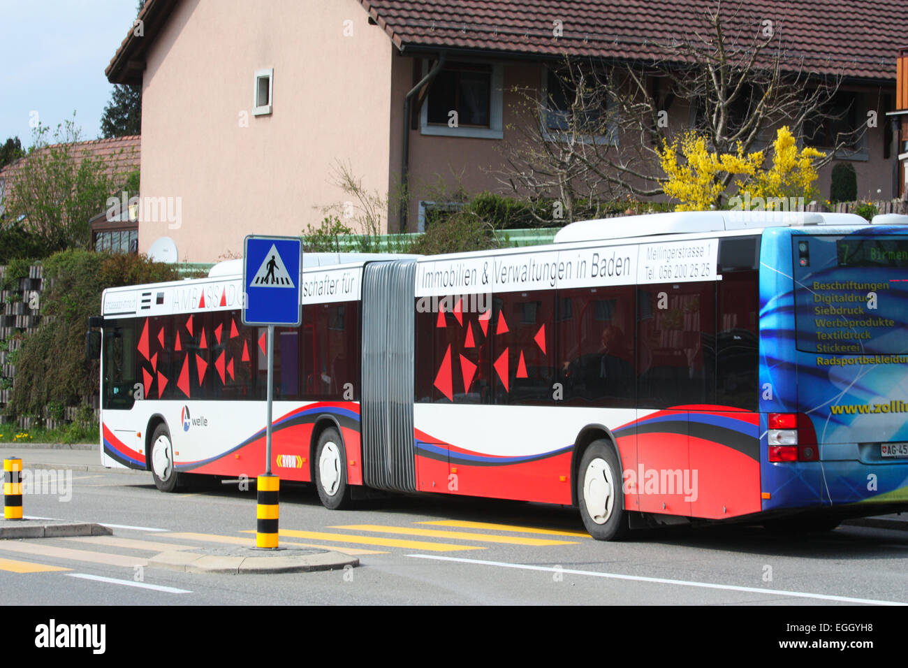 Swiss Bus Sign High Resolution Stock Photography and Images - Alamy