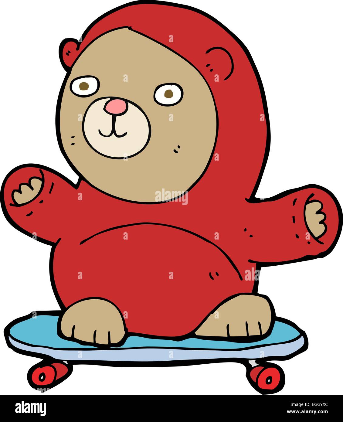 Cartoon bear on skateboard hi-res stock photography and images - Alamy