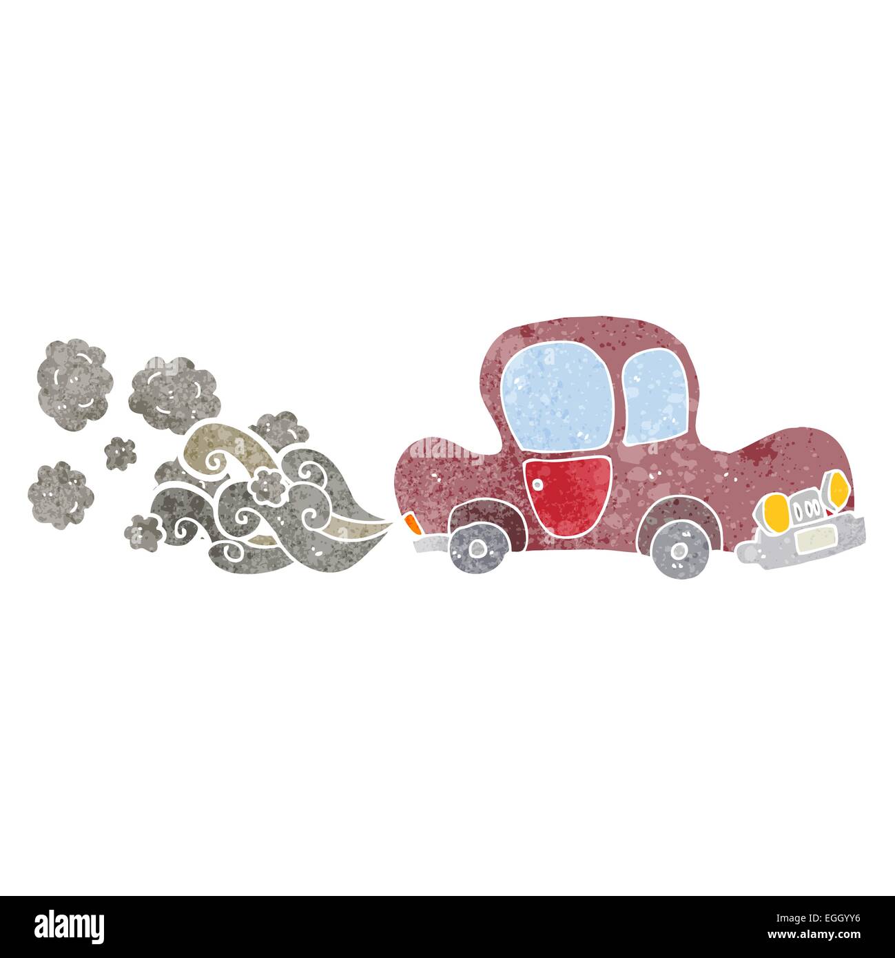Cartoon dirty old car Cut Out Stock Images & Pictures - Alamy