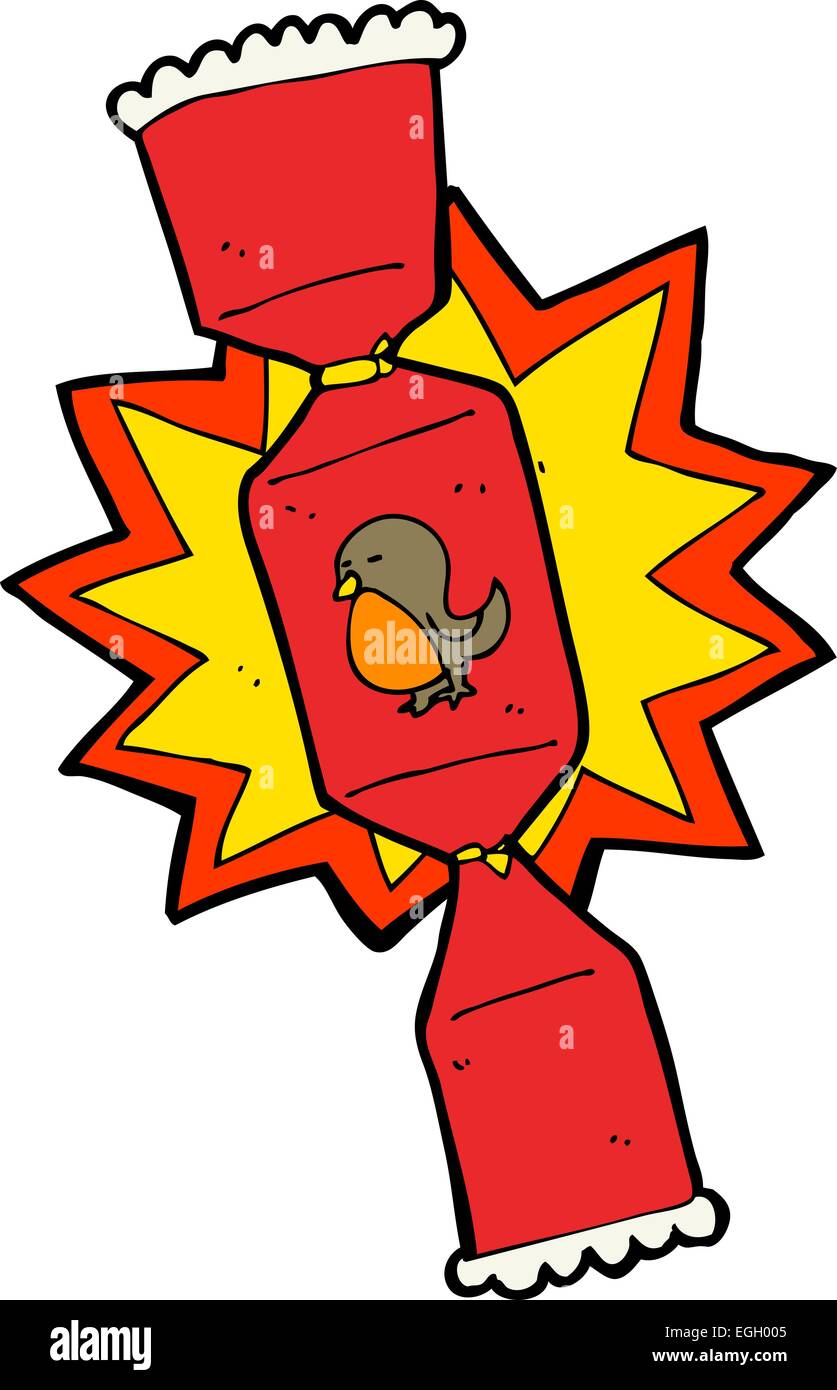 Exploding christmas cracker cartoon hi-res stock photography and images ...