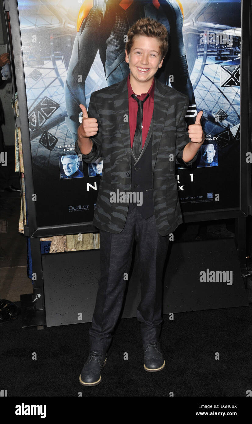 LOS ANGELES, CA - OCTOBER 28, 2013: Garrett Ryan at the Los Angeles ...