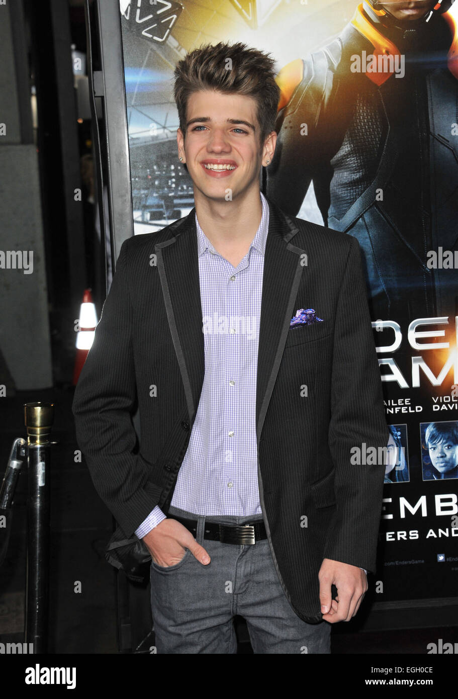LOS ANGELES, CA - OCTOBER 28, 2013: Brandon Tyler Russell at the Los ...