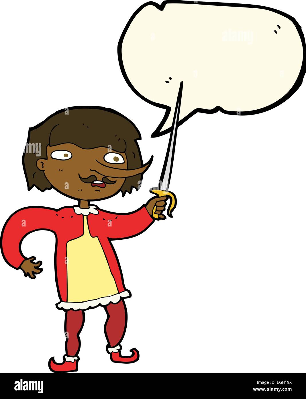 Cartoon Man Sword Bubble High Resolution Stock Photography and Images ...