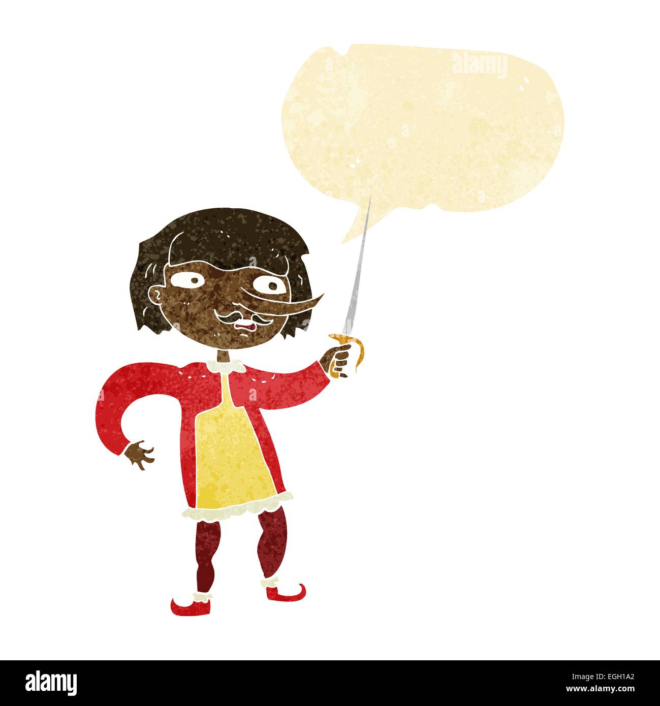 Cartoon man sword speech hi-res stock photography and images - Alamy