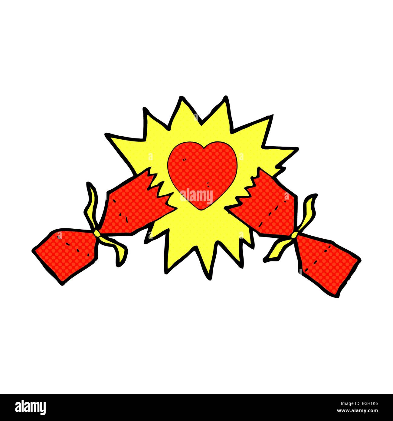 Exploding christmas cracker cartoon hi-res stock photography and images ...