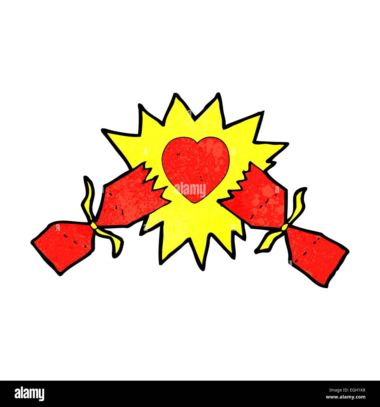 exploding christmas cracker cartoon Stock Vector Image & Art - Alamy