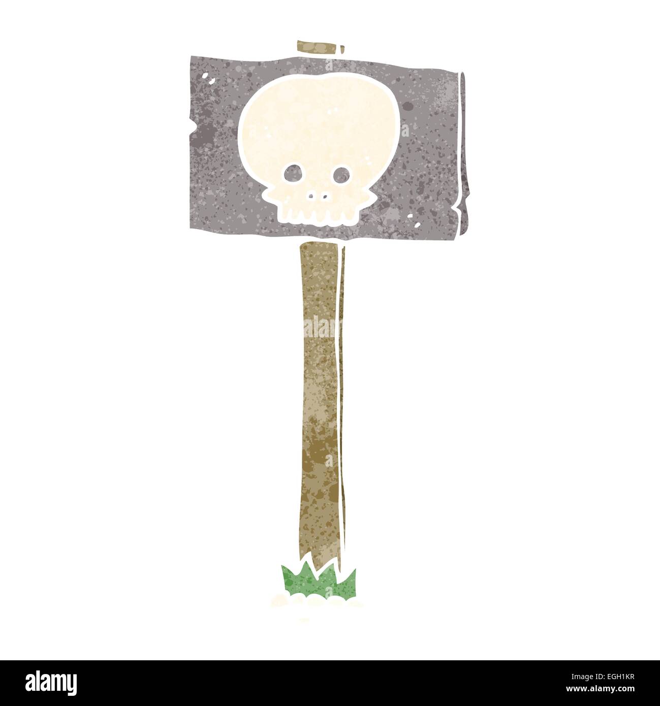 spooky sign post cartoon Stock Vector Image & Art - Alamy