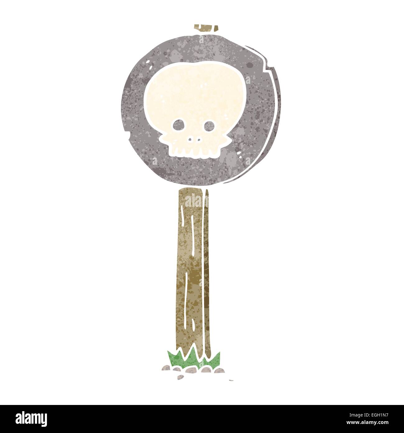 cartoon spooky skull signpost Stock Vector Image & Art - Alamy