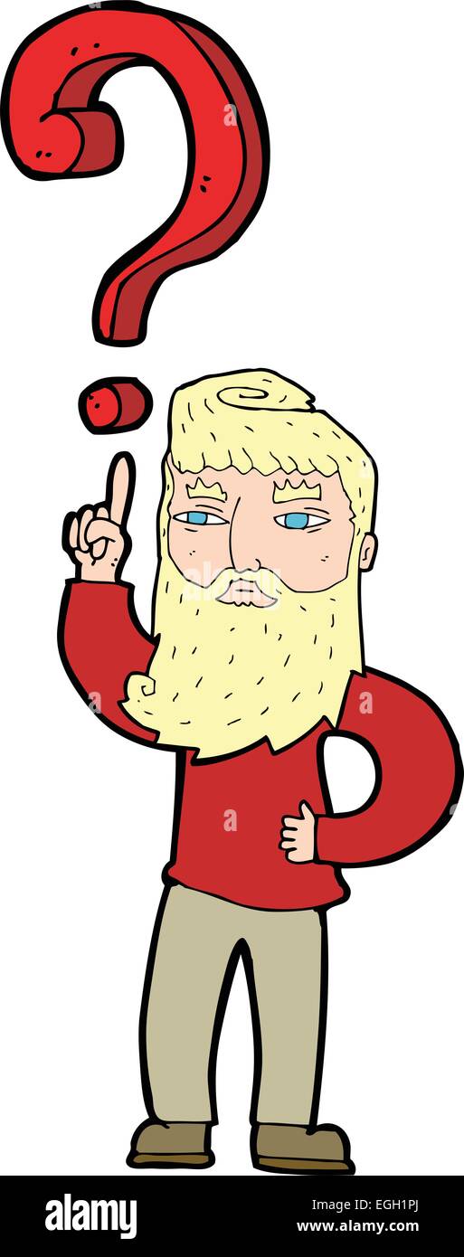 cartoon man with question Stock Vector Image & Art - Alamy