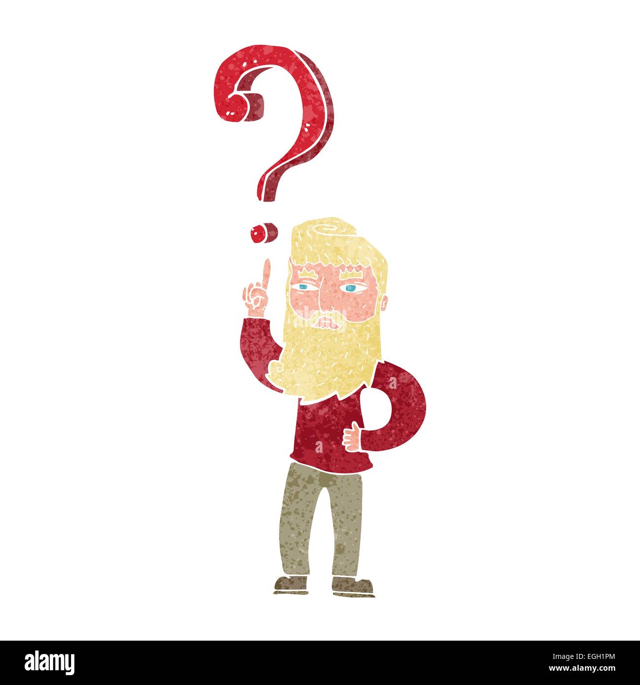 cartoon man with question Stock Vector Image & Art - Alamy