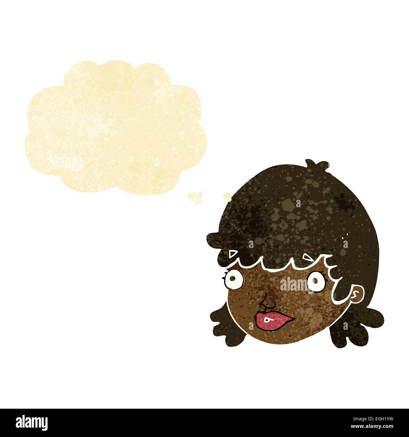 Cartoon staring girl Stock Vector Images - Alamy