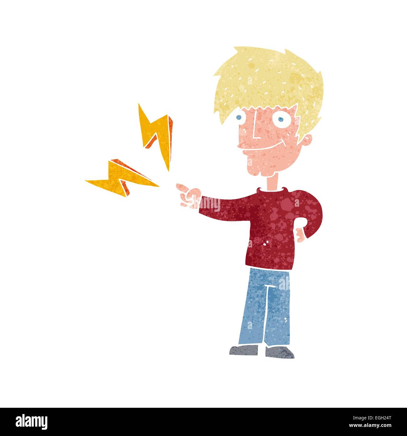 cartoon happy man pointing Stock Vector Image & Art - Alamy