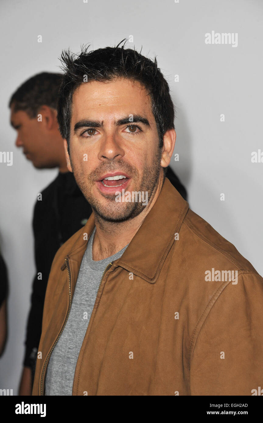 LOS ANGELES, CA - OCTOBER 2, 2013: Eli Roth at the Los Angeles premiere ...