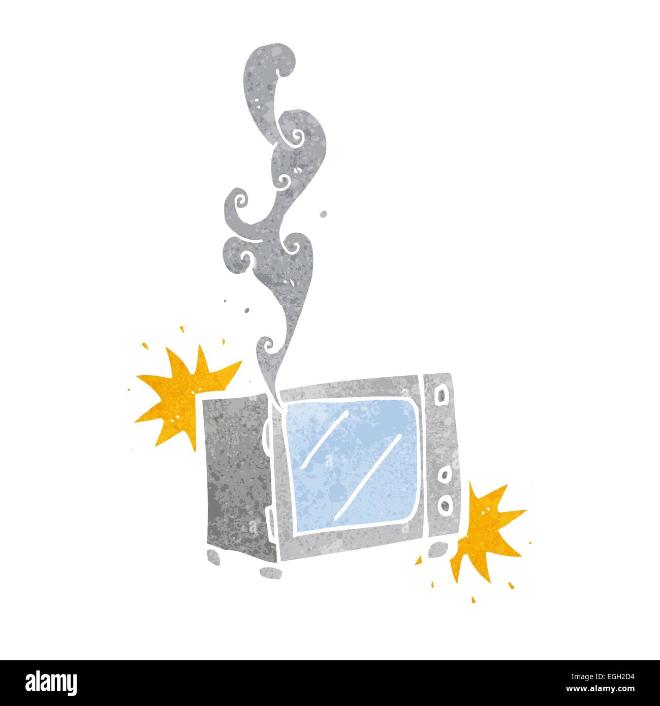 Broken microwave Stock Vector Images - Alamy
