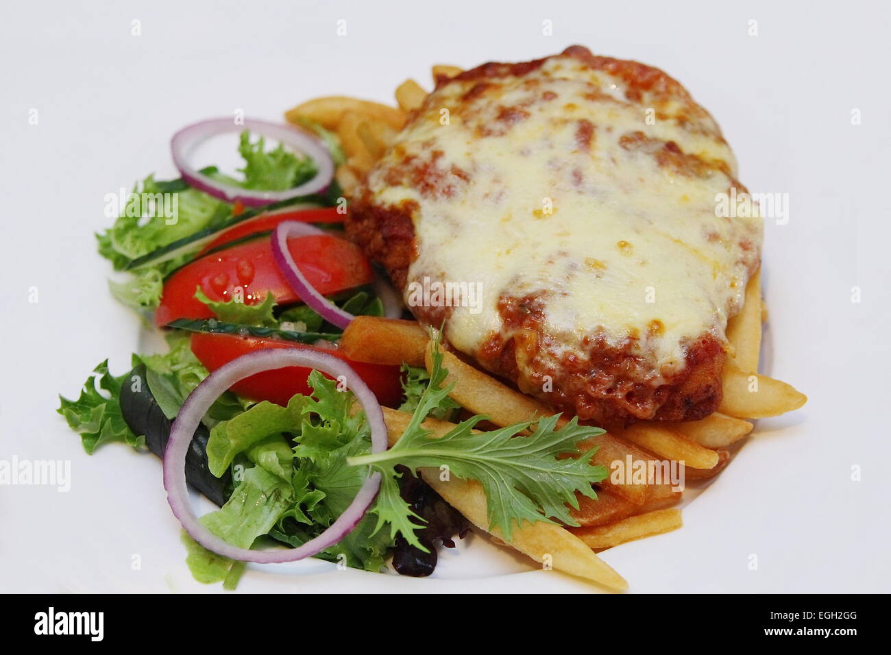 Chicken parma hi-res stock photography and images - Alamy