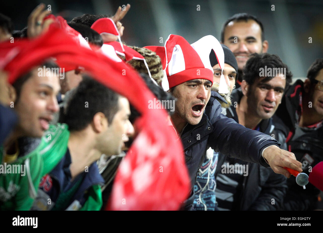 Iran football fans hi-res stock photography and images - Alamy