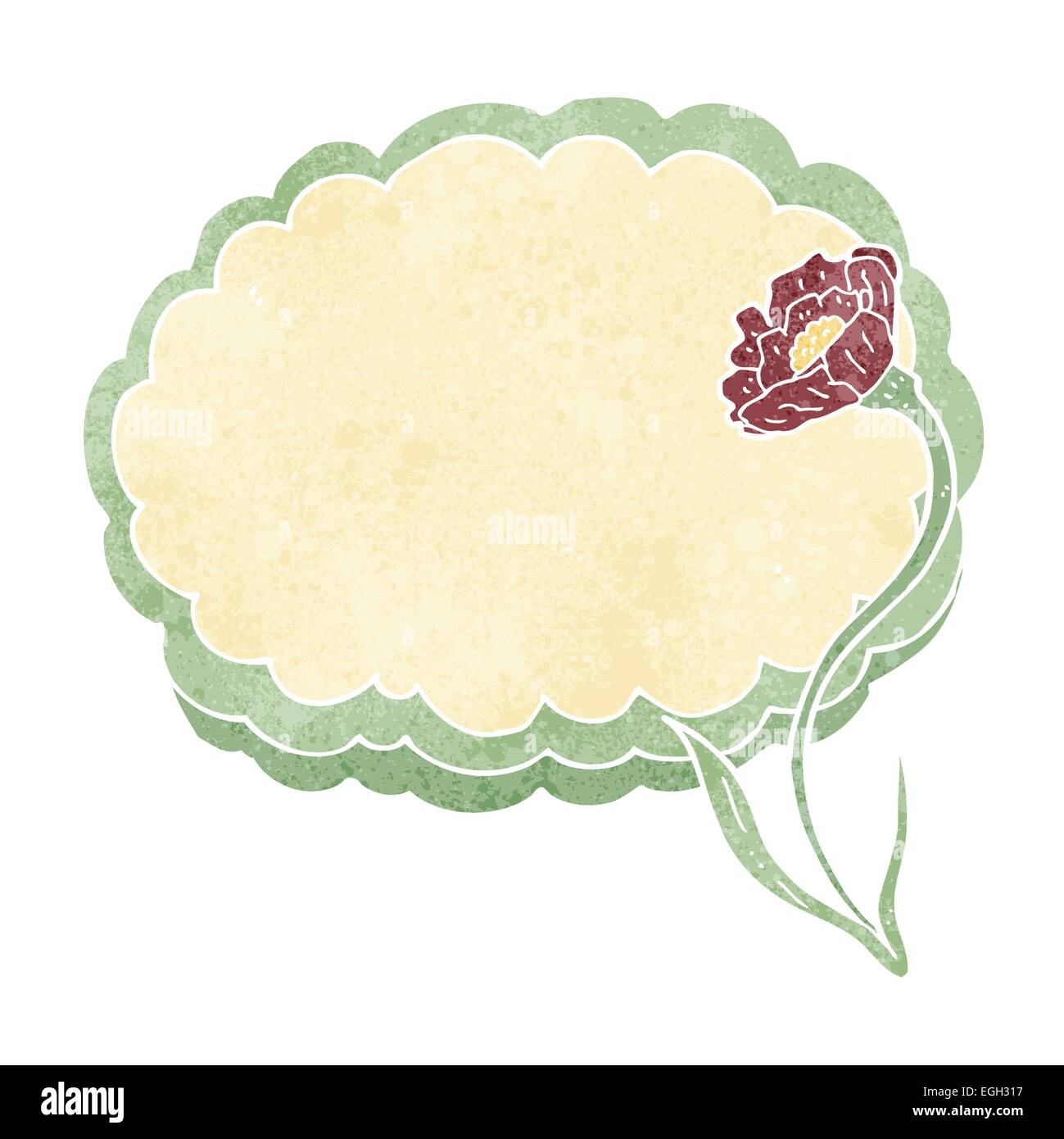 cartoon flower and cloud frame Stock Vector Image & Art - Alamy