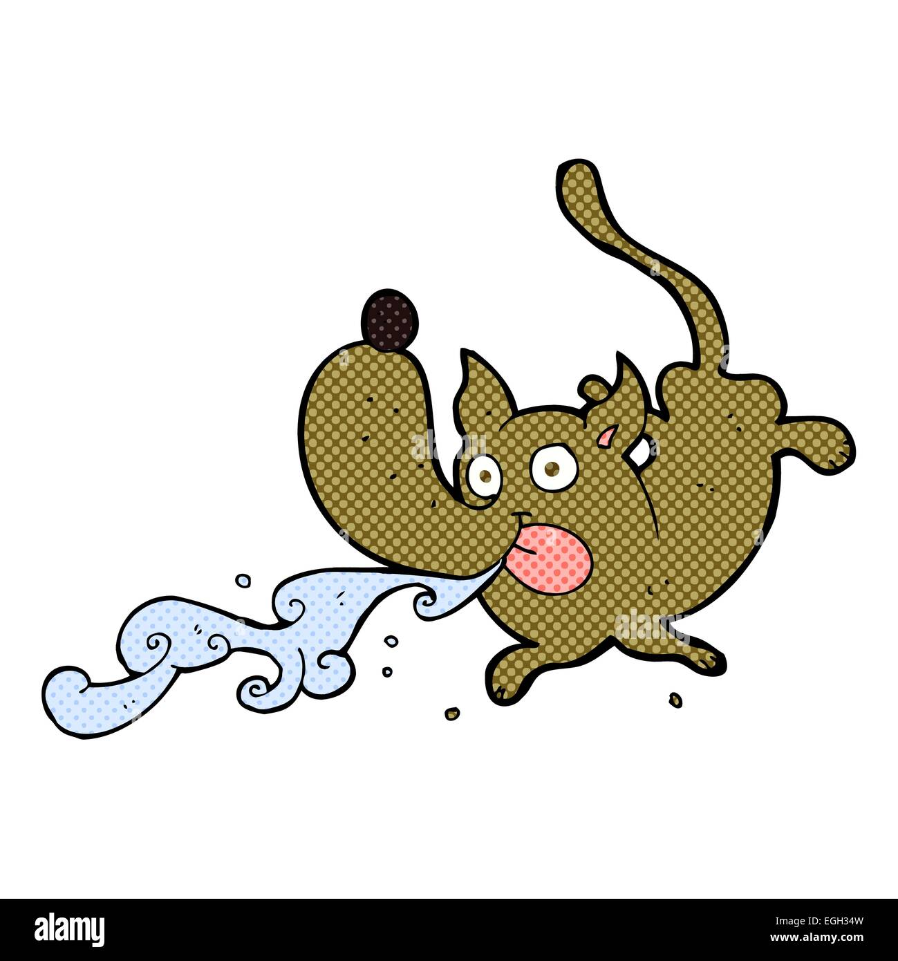 cartoon drooling dog Stock Vector Image & Art - Alamy
