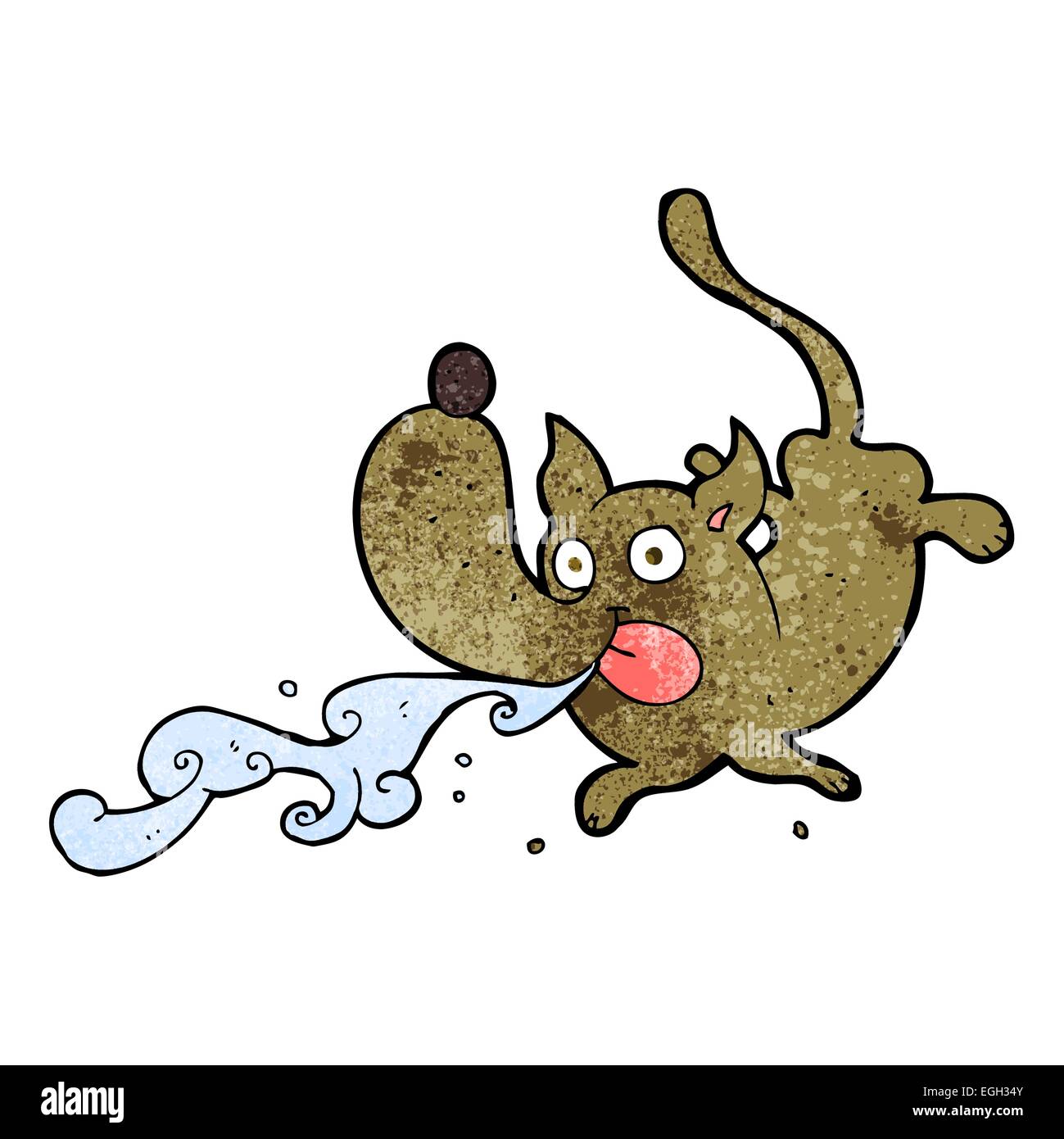cartoon drooling dog Stock Vector Image & Art - Alamy