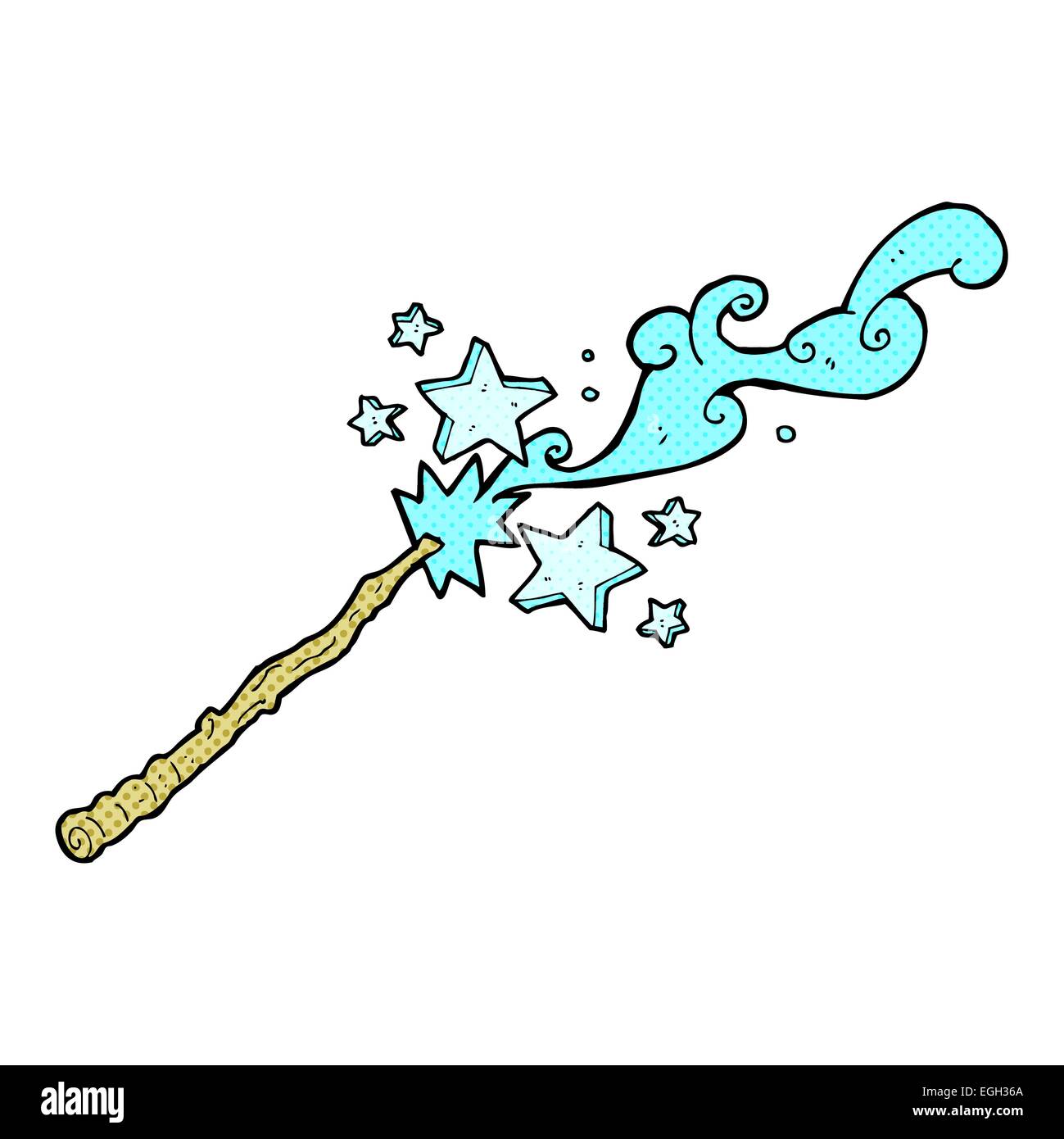 magic wand casting spell Stock Vector Image & Art - Alamy