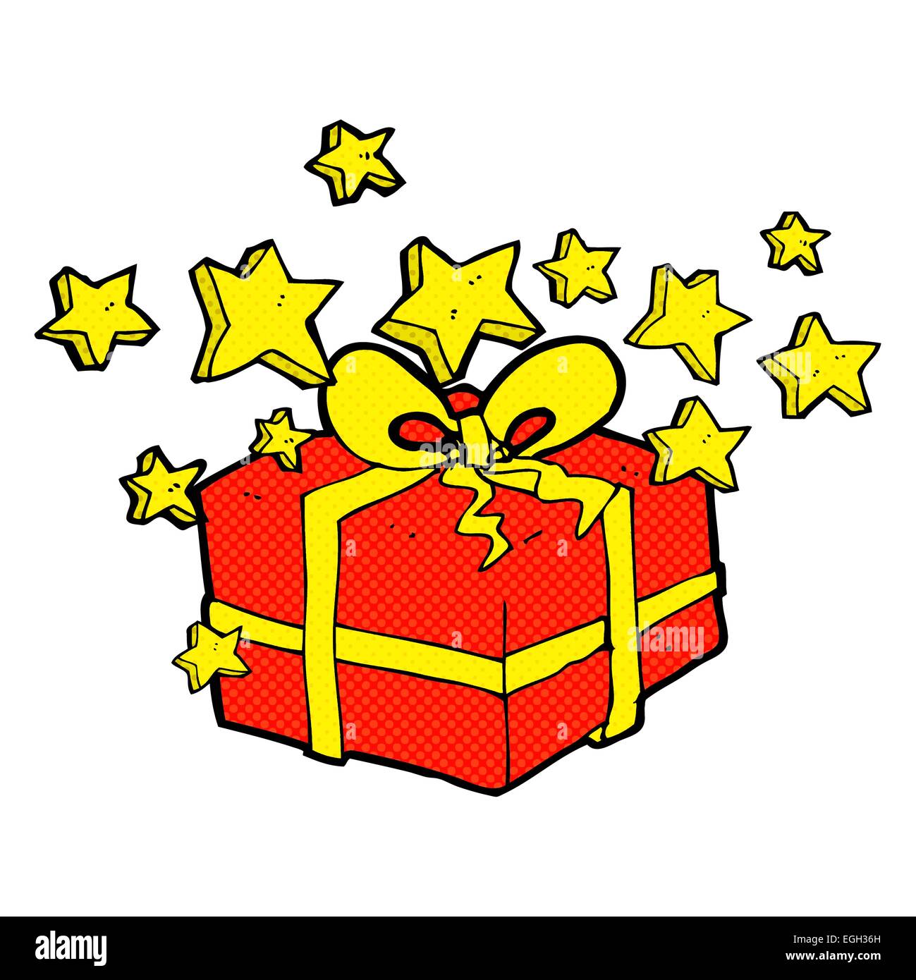 cartoon christmas present Stock Vector Image & Art - Alamy