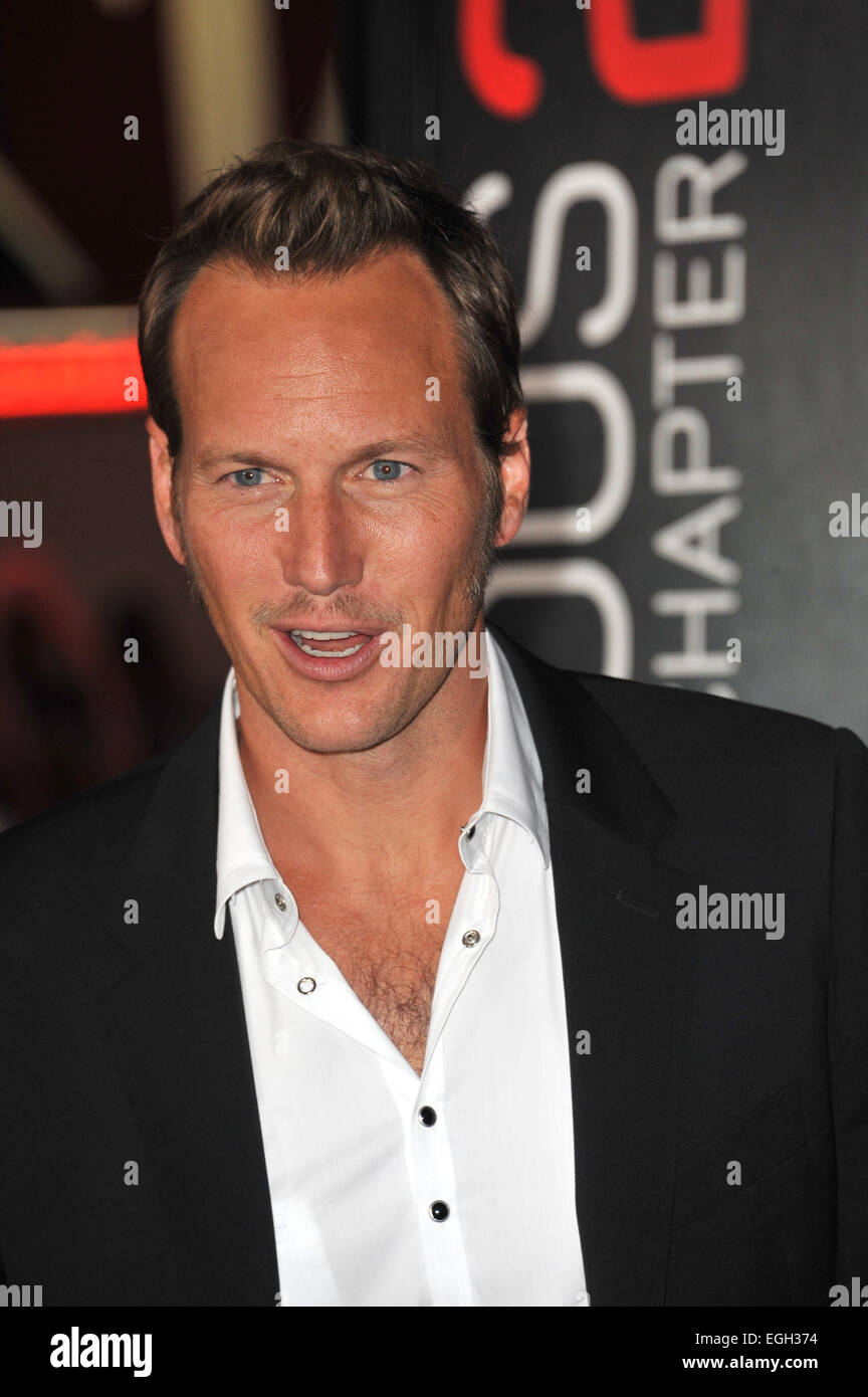 LOS ANGELES, CA - SEPTEMBER 10, 2013: Patrick Wilson at the world ...